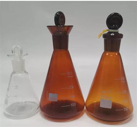 High Quality Conical Flask With A Ground In Lid 1000ml Borosil Glass