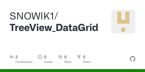 Github Snowik1treeviewdatagrid