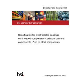 Bs 3382parts 1 And 21961 Specification For Electroplated Coatings On