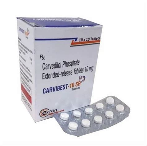 Carvedilol Phosphate Tablet At ₹ 100stripe Pharmaceutical Capsules