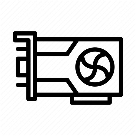 Graphic Card Hardware Processor Chip Gpu Icon Download On Iconfinder