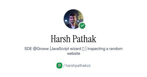 Harsh Pathak • Peerlist