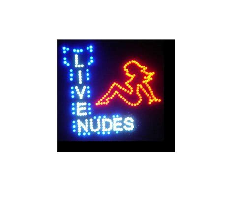 Amazon Com Flashing LED Sign Live Nudes Motion Effect Tools Home Improvement