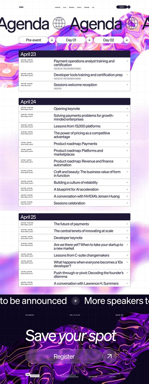 Stripe Sessions 2024 Website Design Lapa Ninja