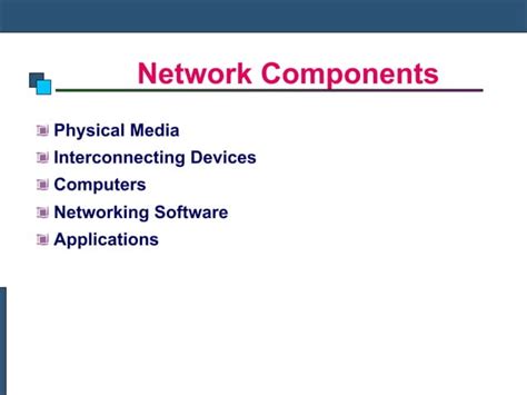 Intro Computer Netwrok Ppt