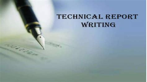 Technical Report Writing PPTX