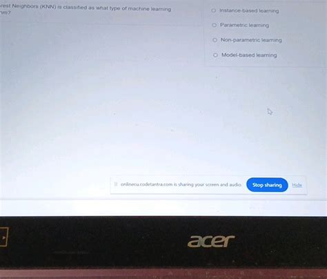K Nearest Neighbors Knn Is Classified As What Type Of Machine