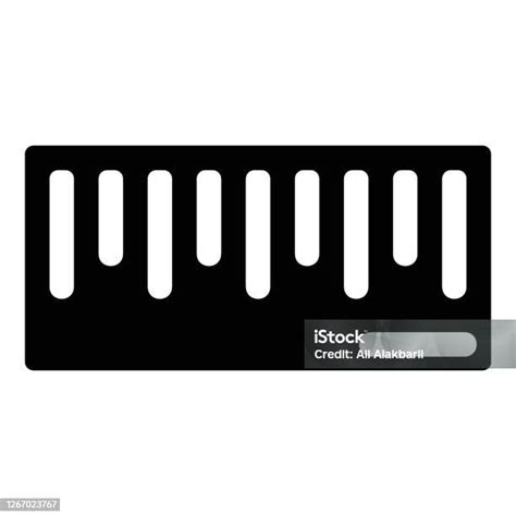 Icône Règle Bureau Symbole Dappareils Scolaires Signe De Mesure De Longueur Vecteurs Libres De