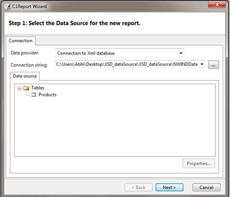 Typed Dataset Datasource For Activereports 7 And C1report