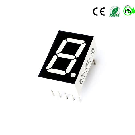 oem 1 digit 7 segment led display customized factory supplier