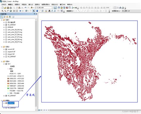 Arcgis：如何进行栅格数据的拼接和裁剪、坡度坡向的提取、地形透视图的建立、等高线的提取、剖面图的创建？arcgis栅格拼接 Csdn博客