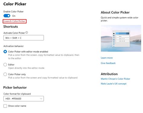 Enable Color Picker To Be Used Launched In Multiple Ways Issue Microsoft PowerToys