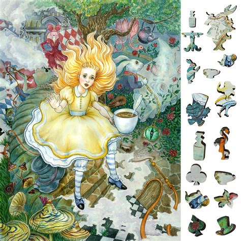 Wooden Jigsaw Puzzle For Adults Uniquely Shaped Pieces By Foxsmartbox