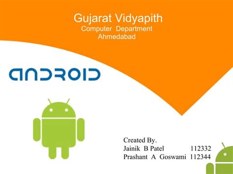 Android Architecture Pptx Operating Systems Computer Software And Applications