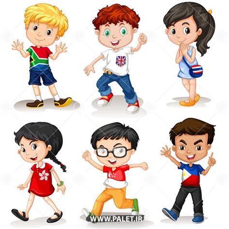 دانلود وکتور دختر و پسر با نشاط