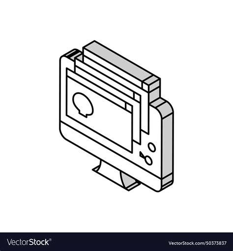 Malware Software Isometric Icon Royalty Free Vector Image