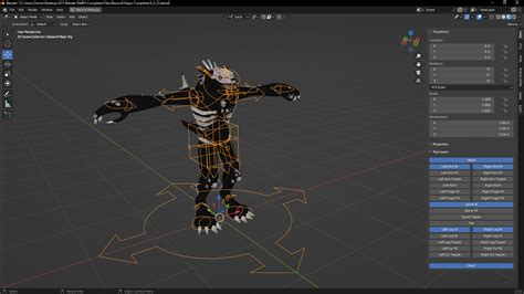 Beowolf Major Stretchy Blender Rig By Rwbyrerigged On Deviantart
