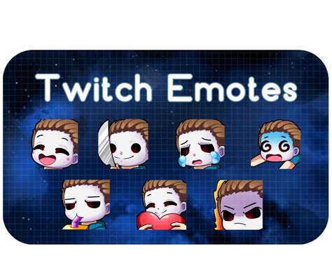 Michael Myers Emote Pack Dead By Daylight Twitch Emotes Dbd Emotes Etsy