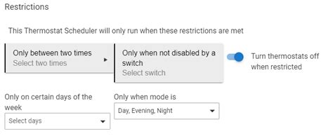 Use Thermostat To Control Thermostat Scheduler Mode Devices Hubitat