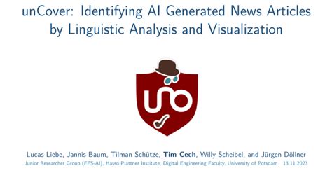 Pdf Uncover Identifying Ai Generated News Articles By Linguistic Analysis And Visualization