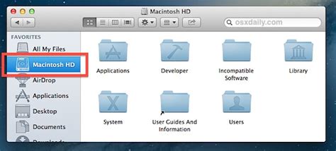 Access The Root Directory In Mac Os X In 4 Ways Quickly