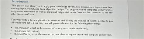 Solved Introductionthis Project Will Allow You To Apply Your