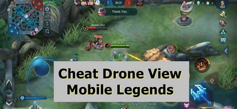 Cara Cheat Drone View Mobile Legends Update 2021