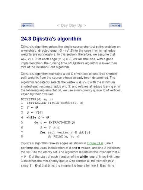 Algobook Cormen Dijkstra Pdf Discrete Mathematics Algorithms