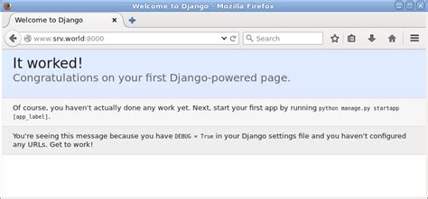 Ubuntu 16 04 LTS Install Django Server World
