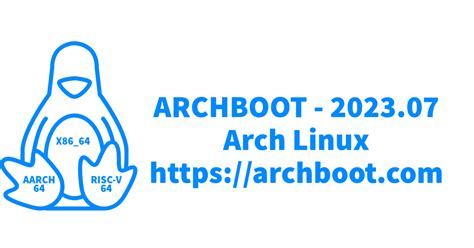 Archboot 2023 07 Arch Linux Images Released R Archlinux