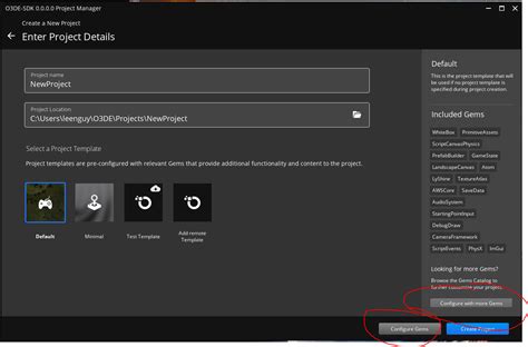 Feature Request Updating Verbiage For Configure Gems Cta On Create A New Project Page · Issue