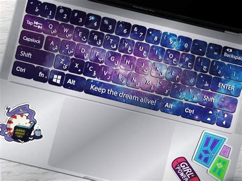 Space Keyboard Stickers Olastationery