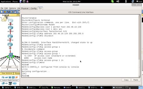 Simulation Of Ict Network Configuration Based On Existing Network Configuration At The Network