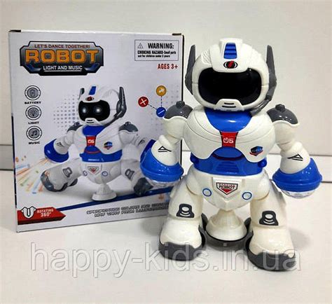 Танцующий робот Robot Light and Music, Детская интерактивная игрушка ...