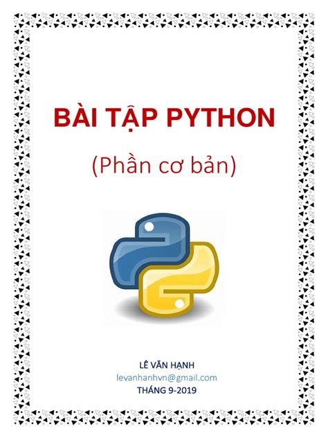 python exercises pdf