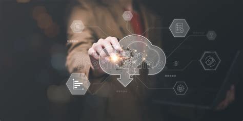 Cloud Computing Backup Technology Conceptpersonal Storage Managementcloud Technology Access