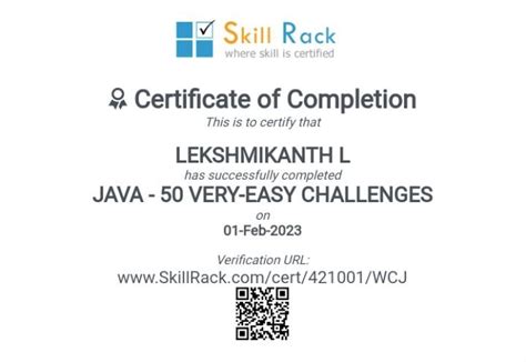 Lekshmikanth L On Linkedin Skillrack Javaprogramming Codings