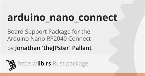 Arduinonanoconnect — Rust 硬件库 Librs • Rust 包仓库