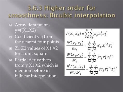 Ppt Higher Order Interpolation Techniques In Multidimensional Grids