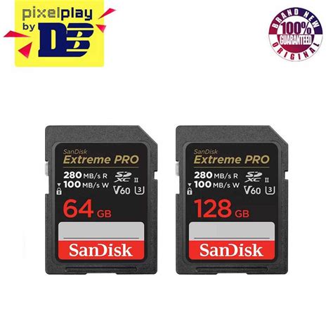 Sandisk Extreme Pro 280mb S Sdxc Uhs Ii Card Shopee Philippines