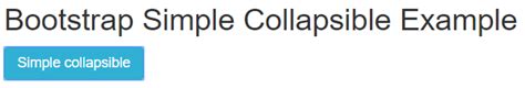 Bootstrap Collapse W3schools