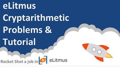 cryptarithmetic elitmus youtube