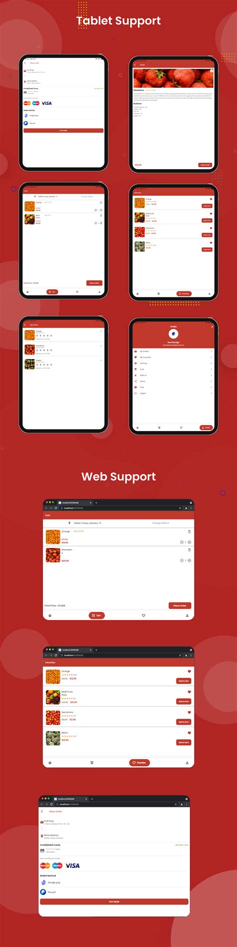 Flutter Fruit Market Flutter Code Market
