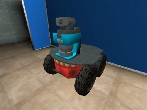 Image Of The Original P2at In Usarsim The Robot Modified To Be Used Download Scientific