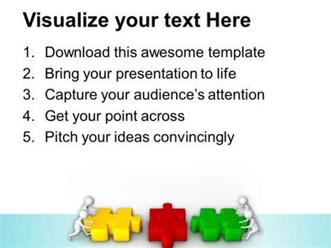 Join The Two Jigsaw Puzzles Complete Powerpoint Templates Ppt