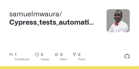 Github Samuelmwauracypresstestsautomation