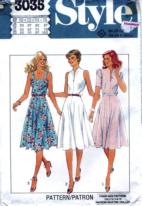 1980s Dress Patterns Pattern Inspiration Daily
