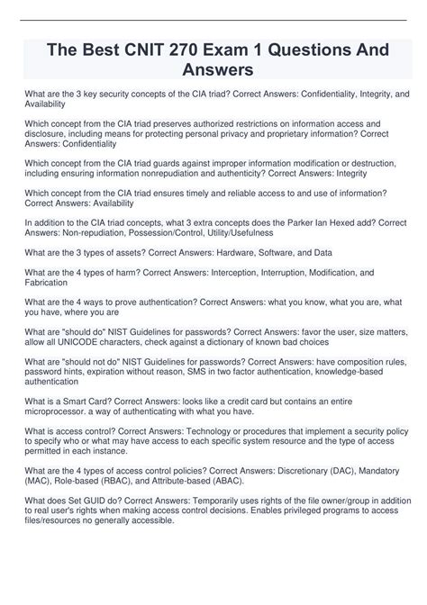 The Best CNIT 270 Exam 1 Questions And Answers Complete Test CNIT 270 Stuvia US