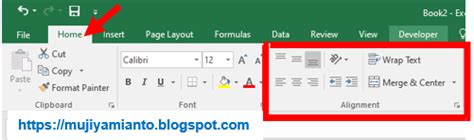 Latihan Soal Excel Menu Alignment Di Msexcel