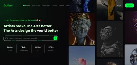 A Beautiful Theme React Gallery Template Coding Torque